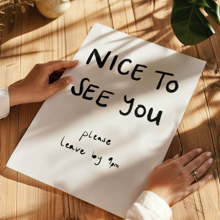 Nice To See You print – The Little Jones