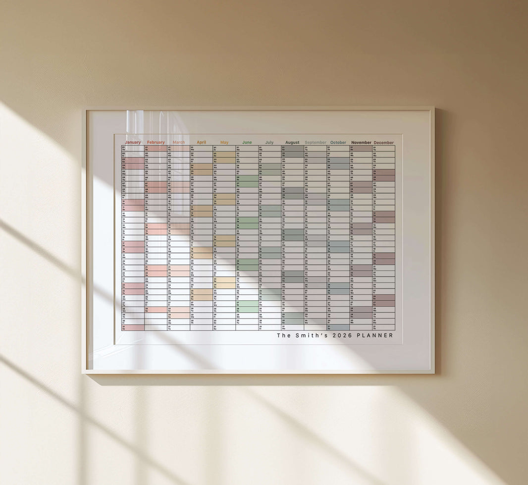 Wall Planners + Calendars – The Little Jones