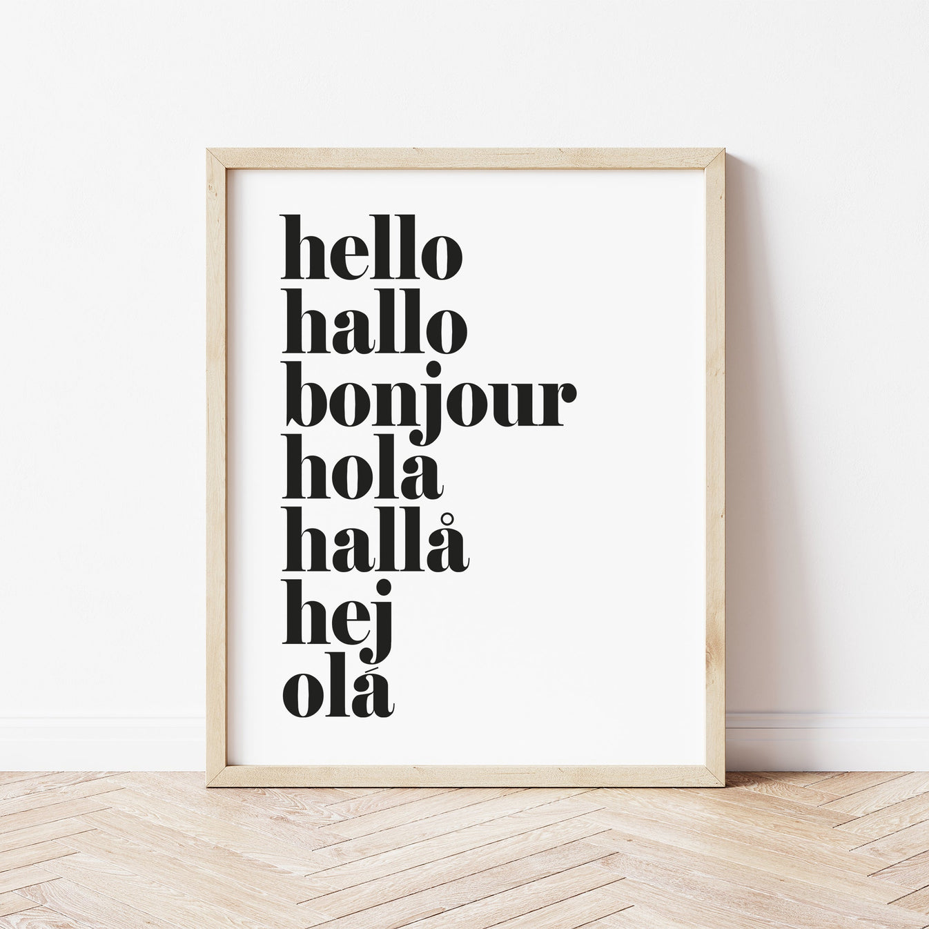 hello hallo Print – The Little Jones