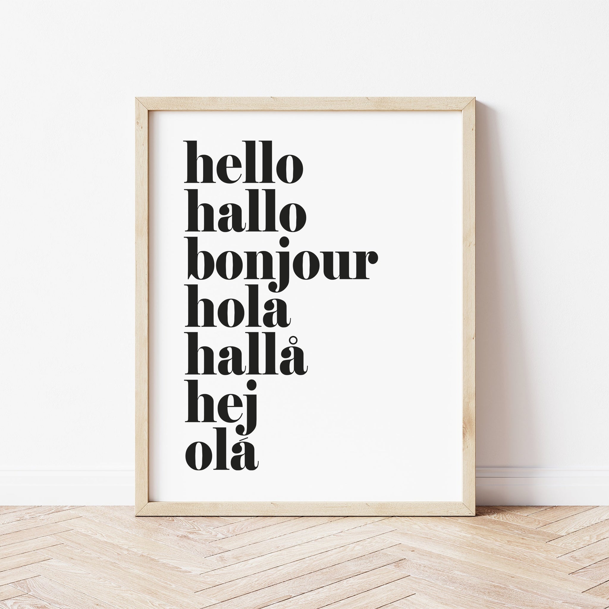 hello hallo Print – The Little Jones