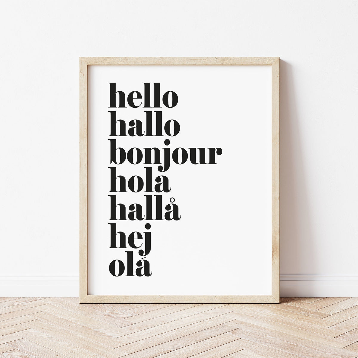 hello hallo Print – The Little Jones